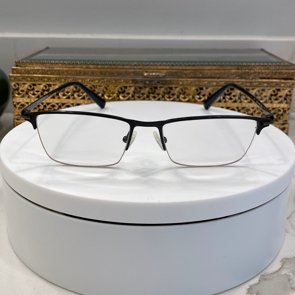 Van Heusen | Accessories | Van Heusen Black 2 Wirerimmed Rectangular Rx ...